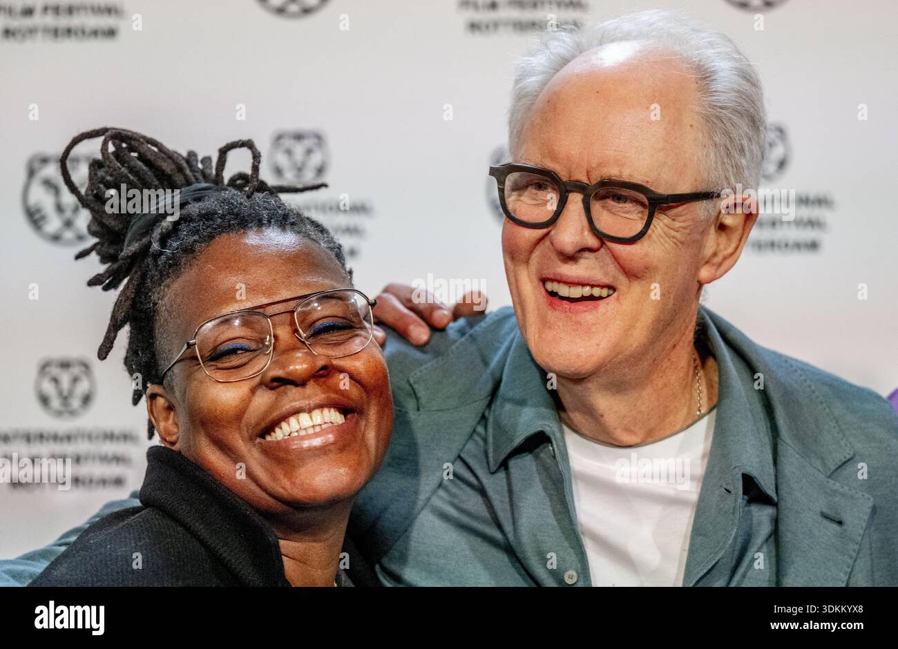 ROTTERDAM - Actor John Lithgow and Romana Vrede before the Dutch ...