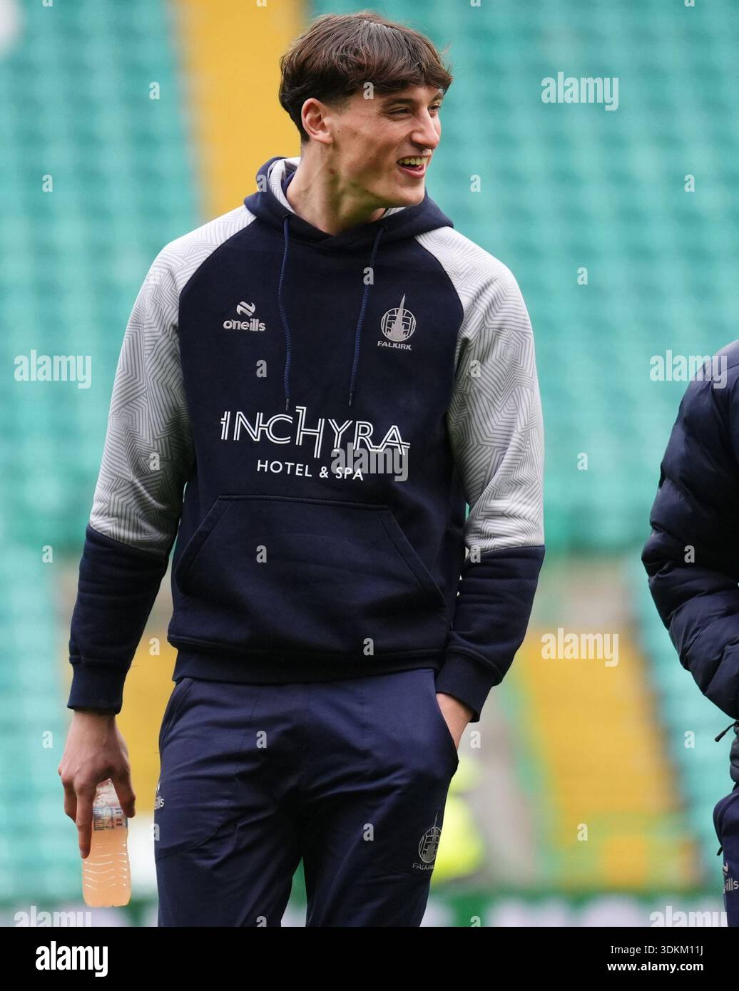 Falkirk's Barney Stewart ahead of the William Hill Premiership match at ...