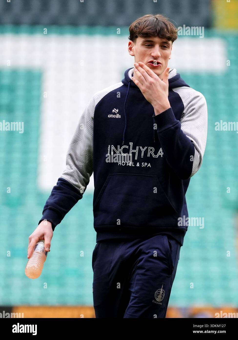 Falkirk's Barney Stewart ahead of the William Hill Premiership match at ...