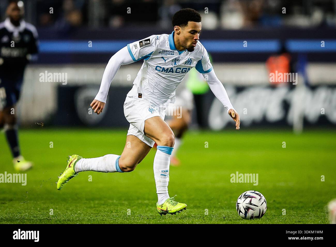 Ethan NWANERI of Marseille during the French championship Ligue 1 ...