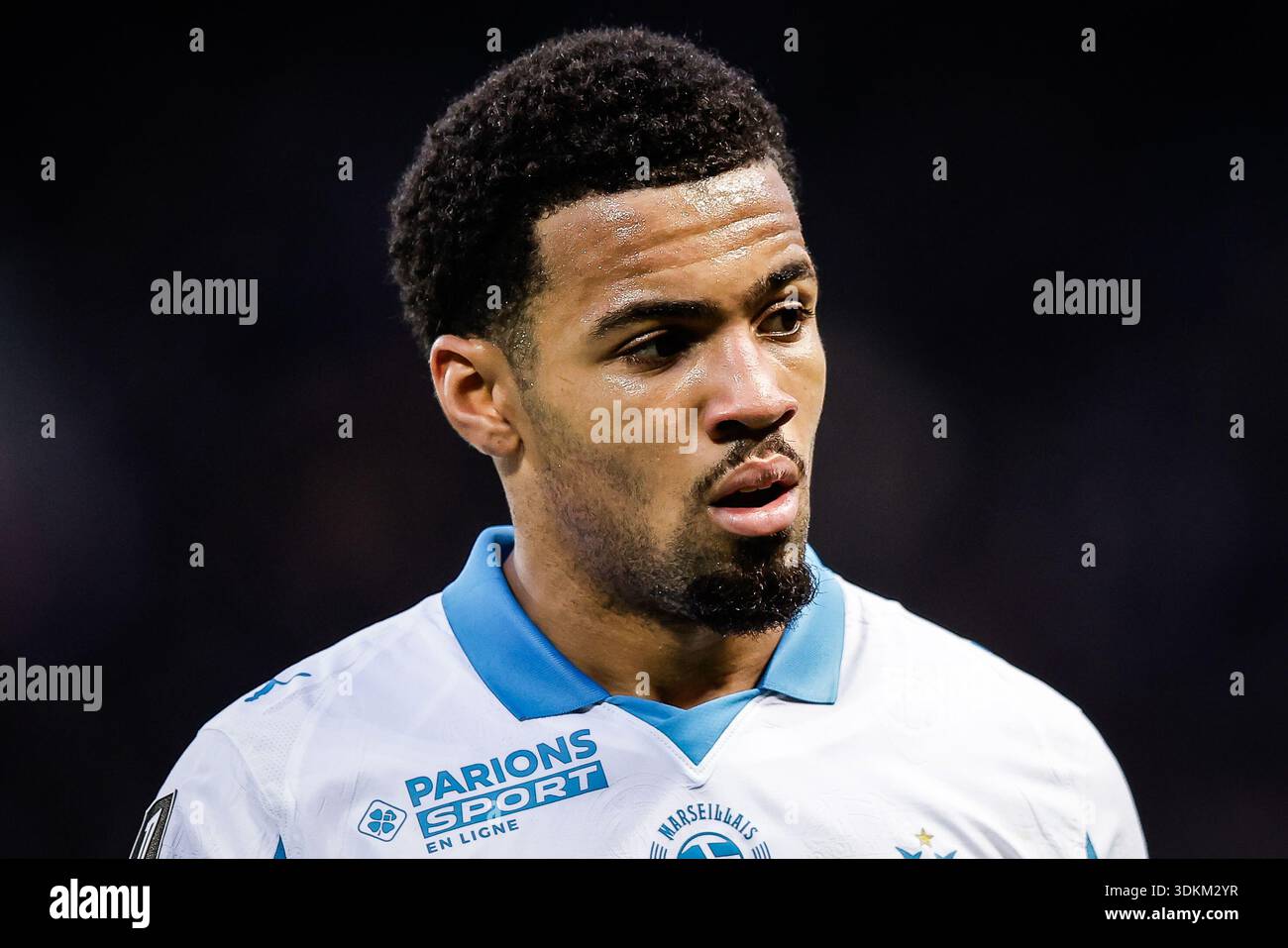 Ethan NWANERI of Marseille during the French championship Ligue 1 ...