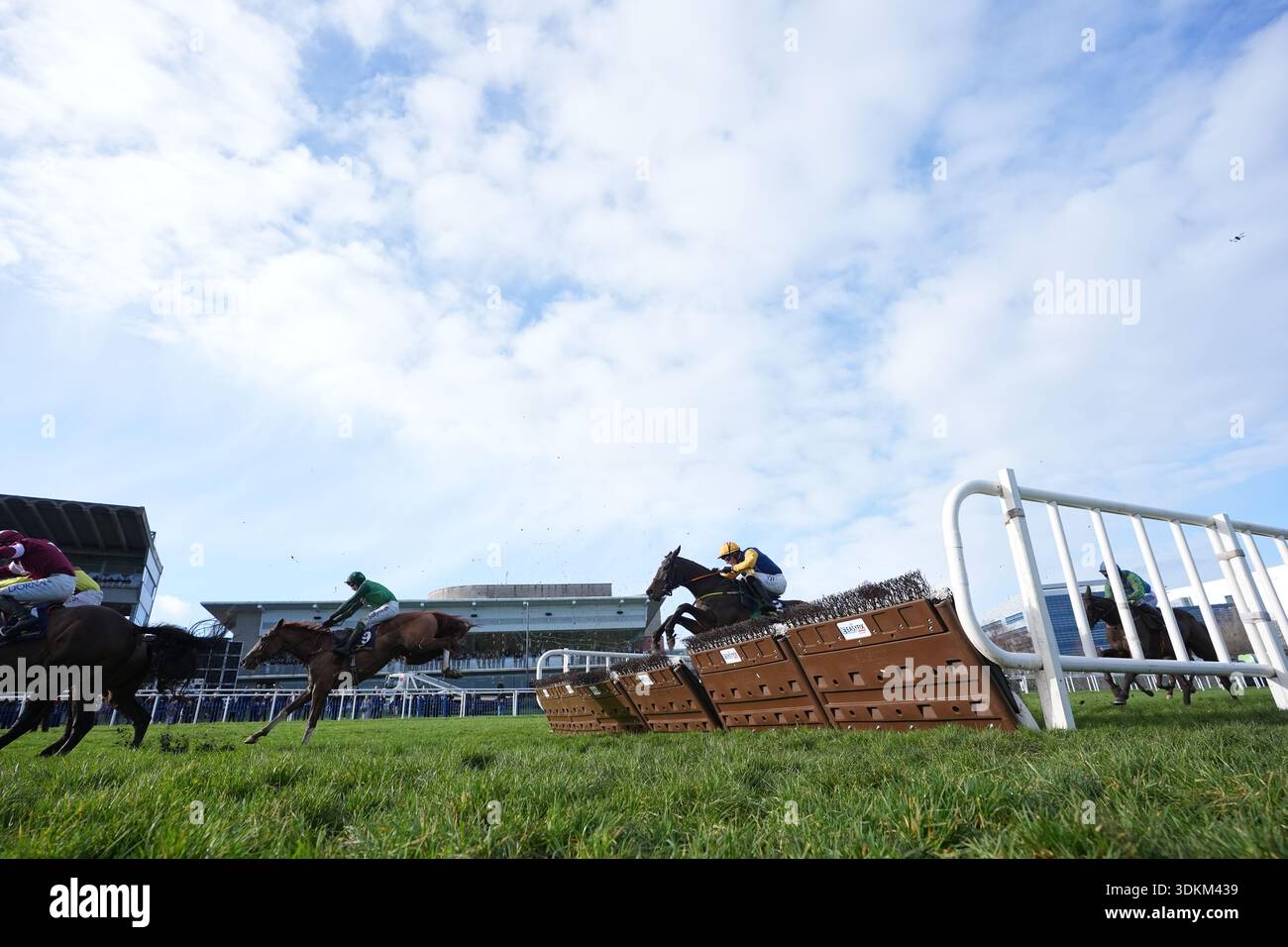 Talk The Talk (number 9) ridden by James Joseph 'JJ' goes on to win the ...