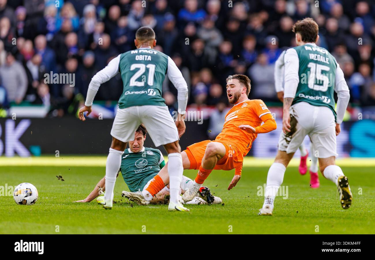 Easter Road Stadium, Edinburgh, Scotland, UK. 1st Feb 2026. Hibernian V ...