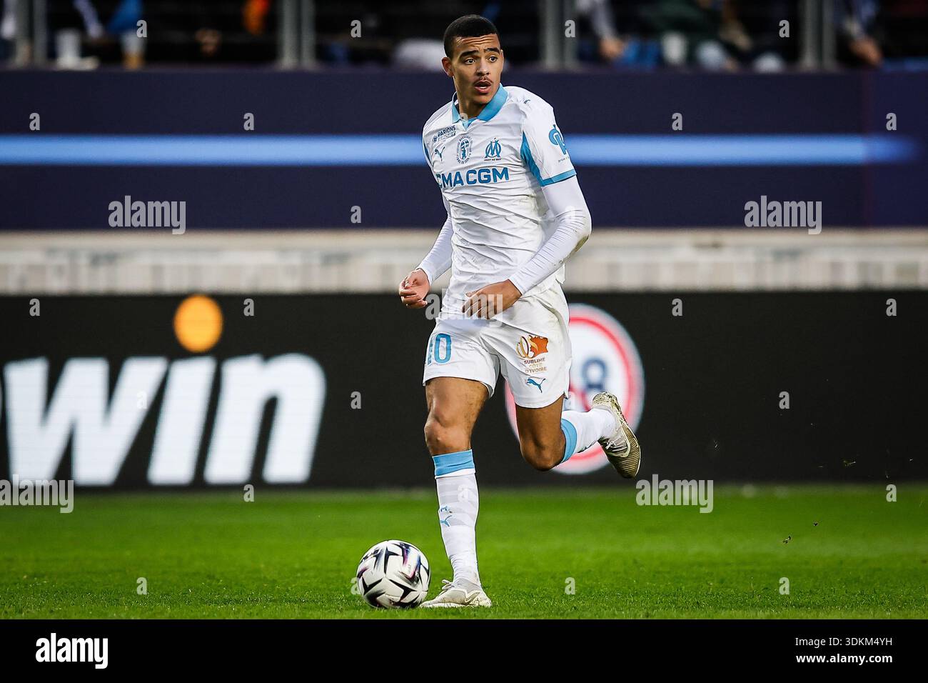 Mason GREENWOOD of Marseille during the French championship Ligue 1 ...