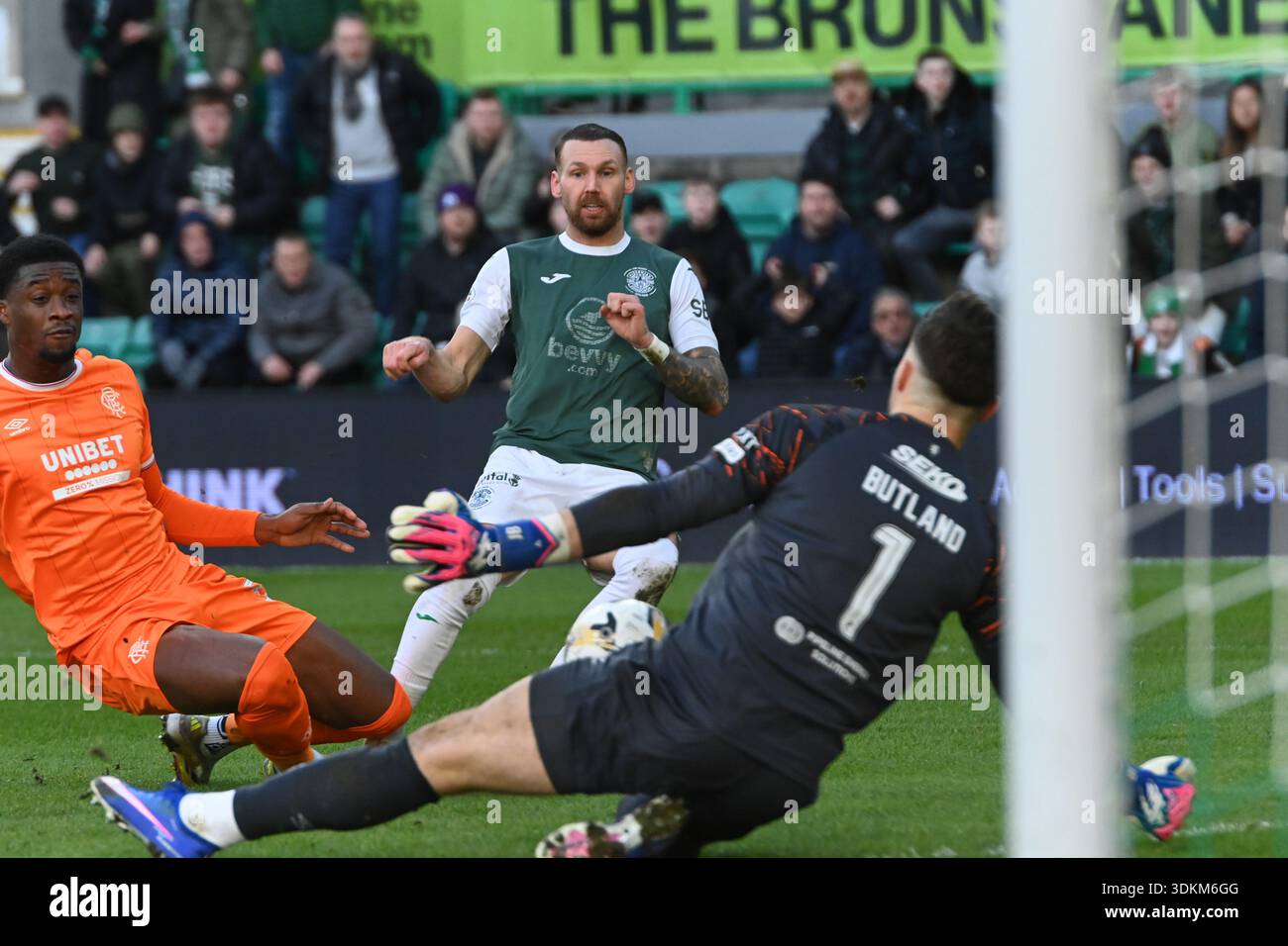 Easter Road Stadium .Edinburgh.Scotland.UK. 1st Feb 26, Scottish ...
