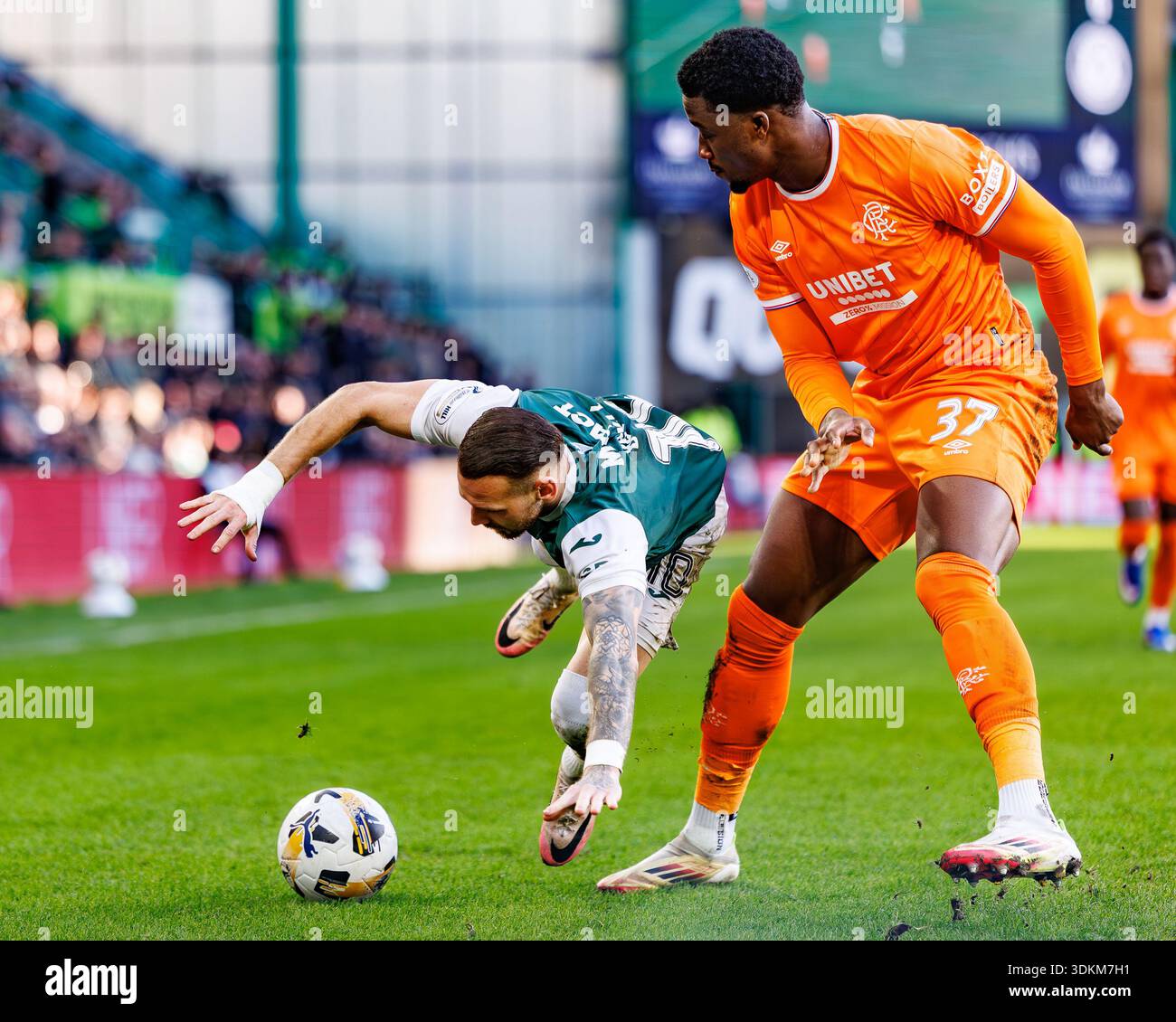 Easter Road Stadium, Edinburgh, Scotland, UK. 1st Feb 2026. Hibernian V ...