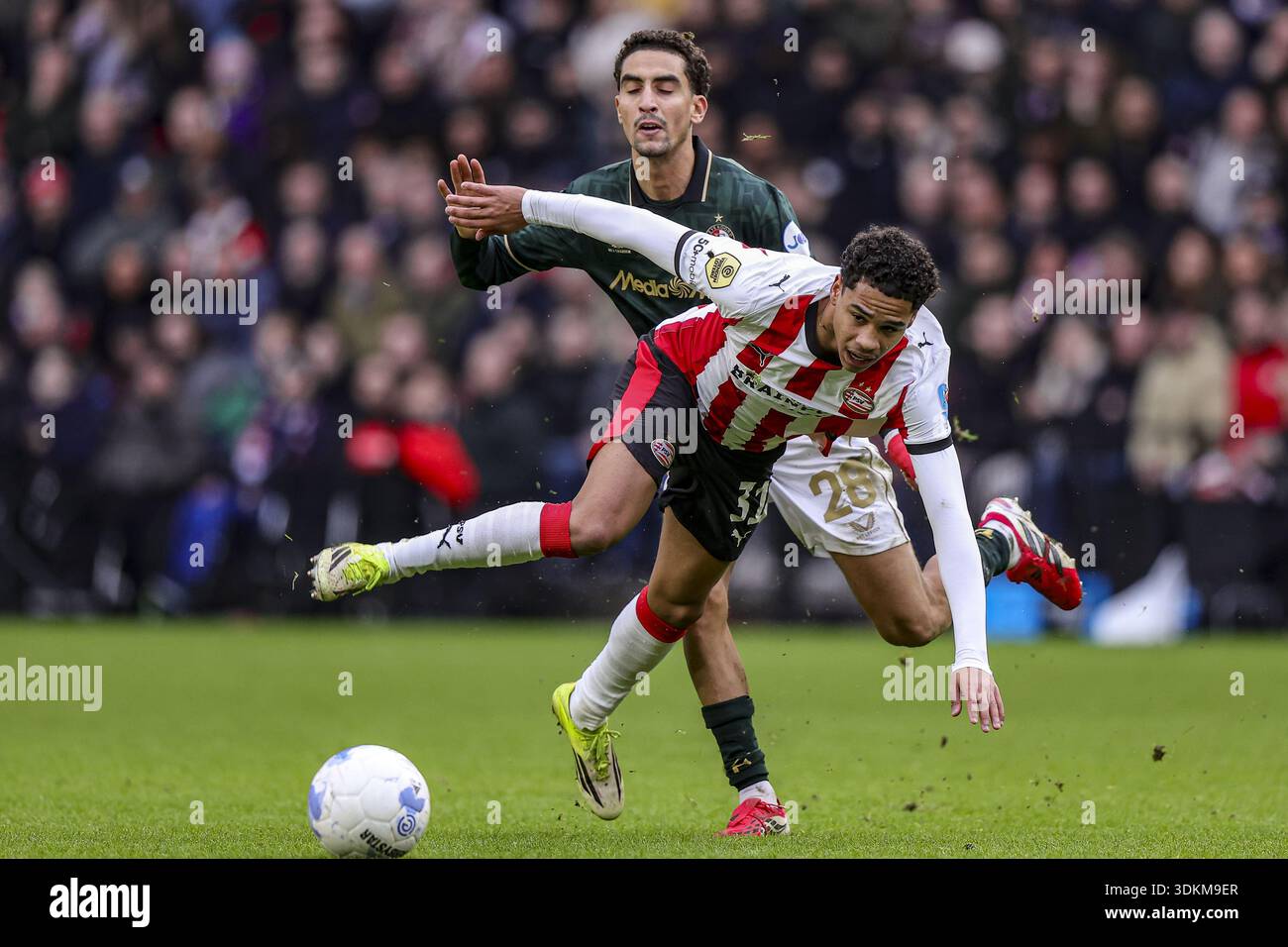 EINDHOVEN , 01-02-2025 , Philips stadium , season 2025 / 2026 , Dutch ...