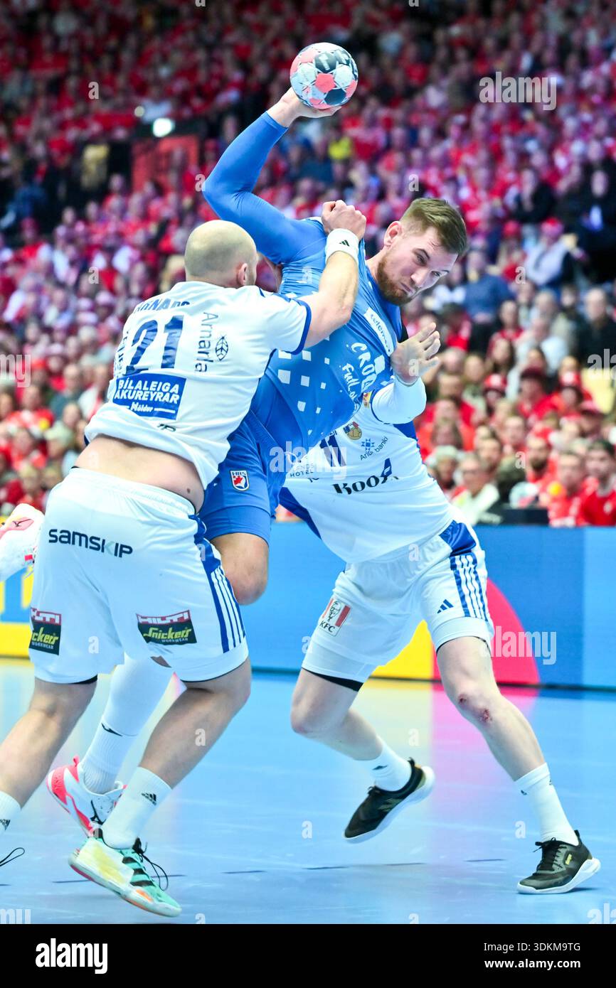 01 February 2026, Denmark, Herning: Handball: European Championship ...