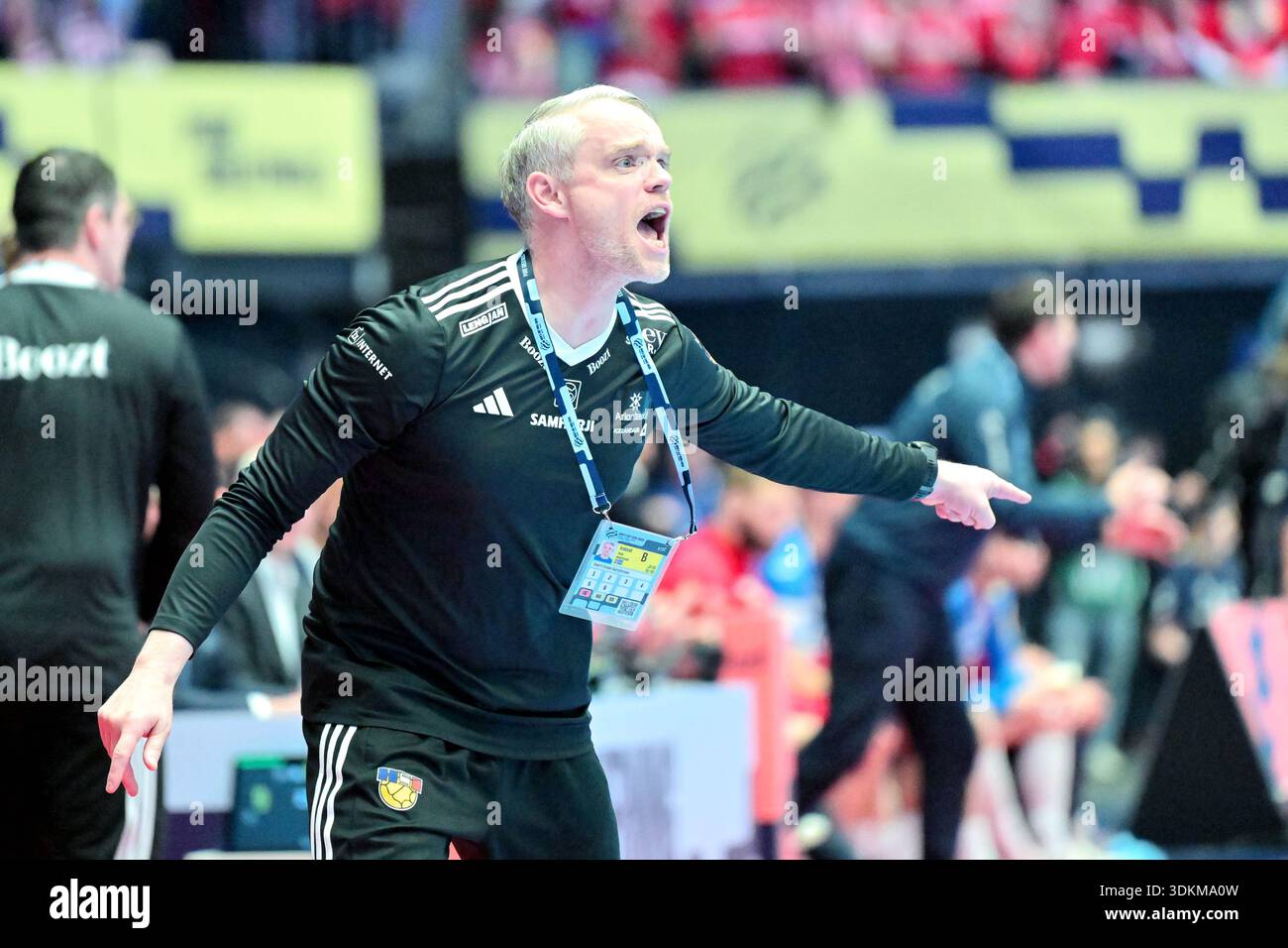 01 February 2026, Denmark, Herning: Handball: European Championship ...