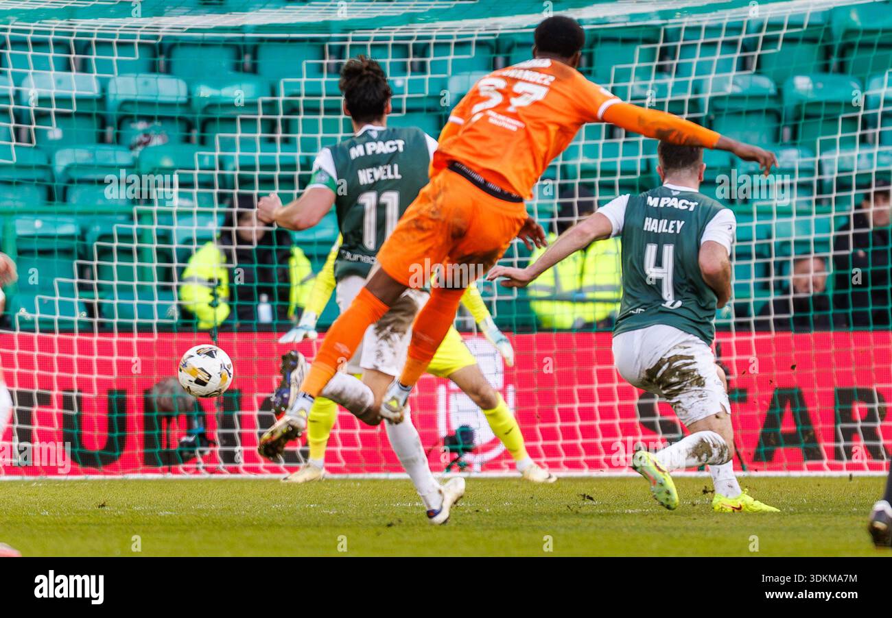 Easter Road Stadium, Edinburgh, Scotland, UK. 1st Feb 2026. Hibernian V ...