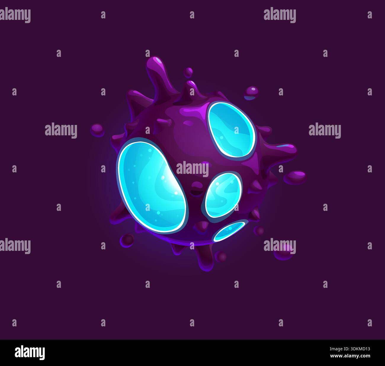 Alien planet for game Stock Vector Images - Alamy