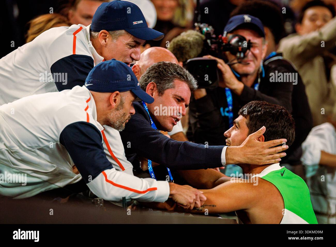 Spain’s Carlos Alcaraz following his victory in the Men’s Singles Final ...