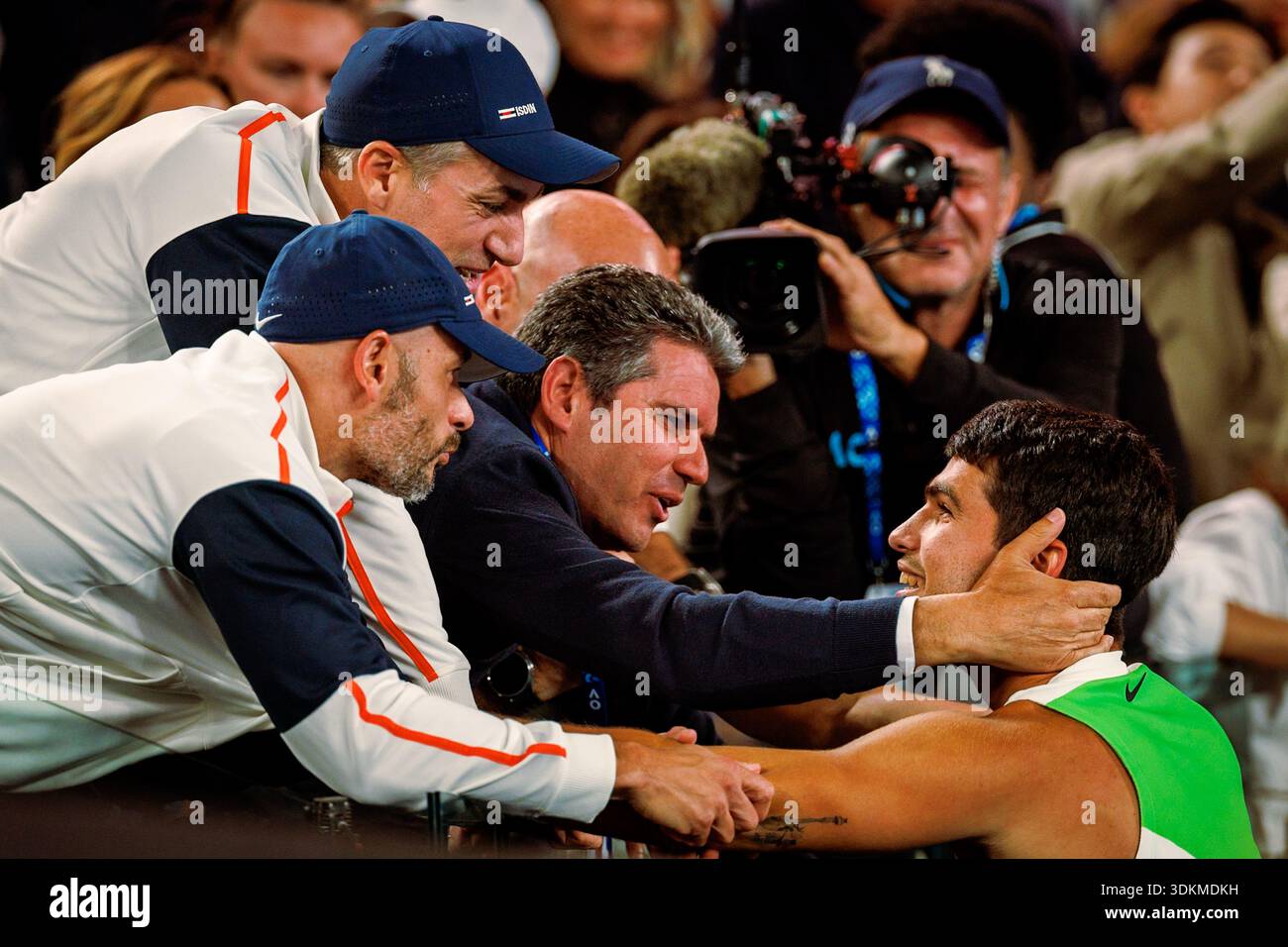Spain’s Carlos Alcaraz following his victory in the Men’s Singles Final ...