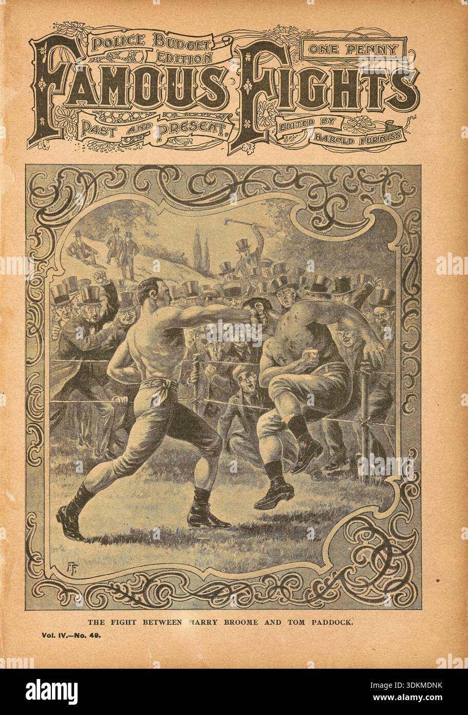 The Fight between Harry Broome and Tom Paddock, 1854-- Vintage Boxing ...