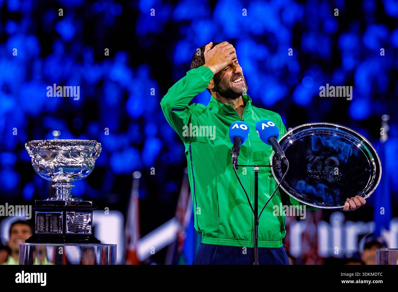 Serbia’s Novak Djokovic following the Men’s Singles Final match against ...