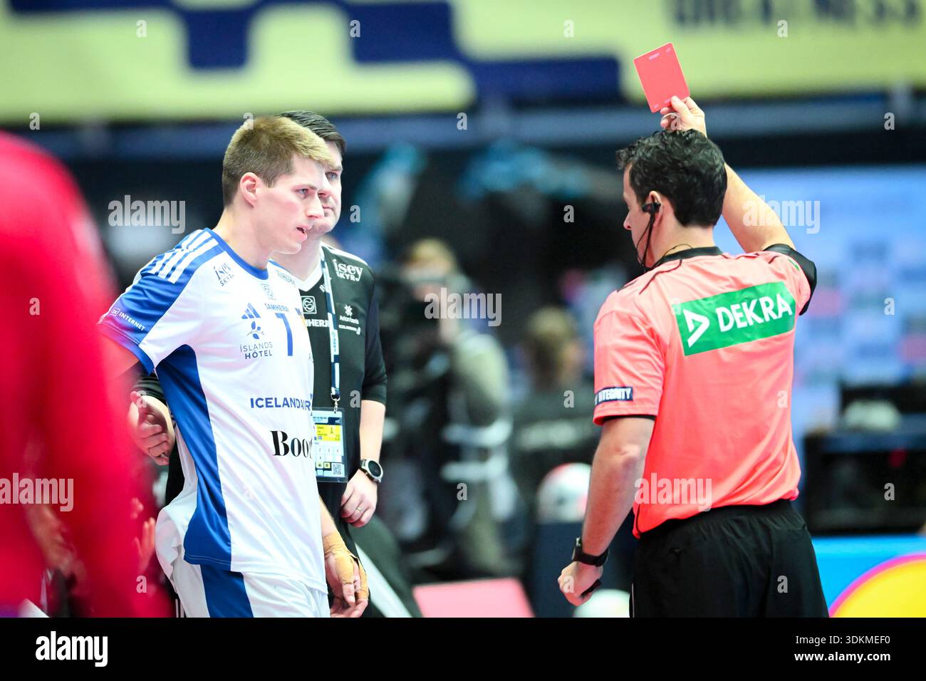 01 February 2026, Denmark, Herning: Handball: European Championship ...