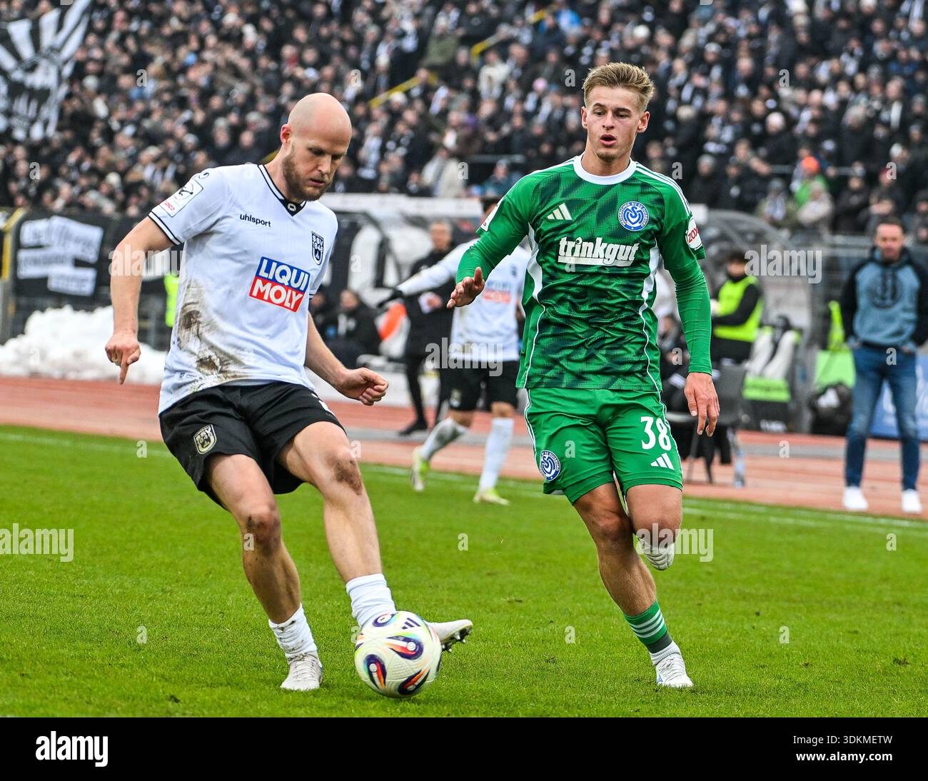 01.02.2026, Donaustadion, Ulm, GER, 3. League, SSV Ulm 1846 vs MSV ...