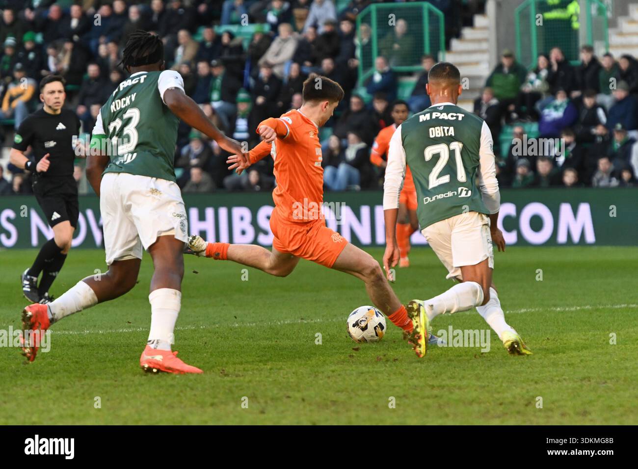 Easter Road Stadium .Edinburgh.Scotland.UK. 1st Feb 26, Scottish ...