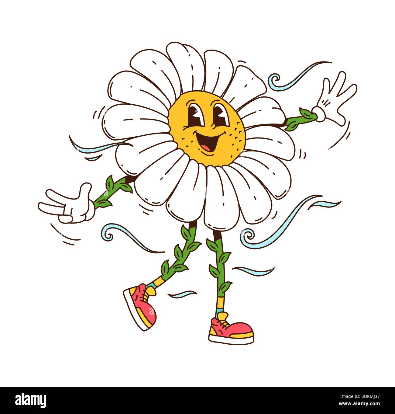 Dancing daisy Stock Vector Images - Alamy