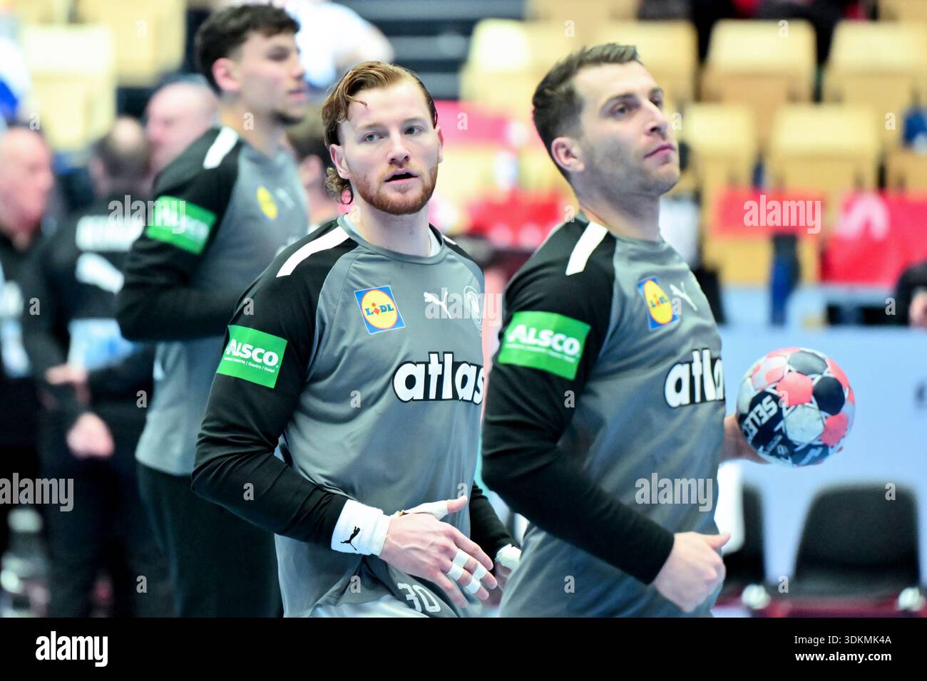 01 February 2026, Denmark, Herning: Handball, European Championship ...