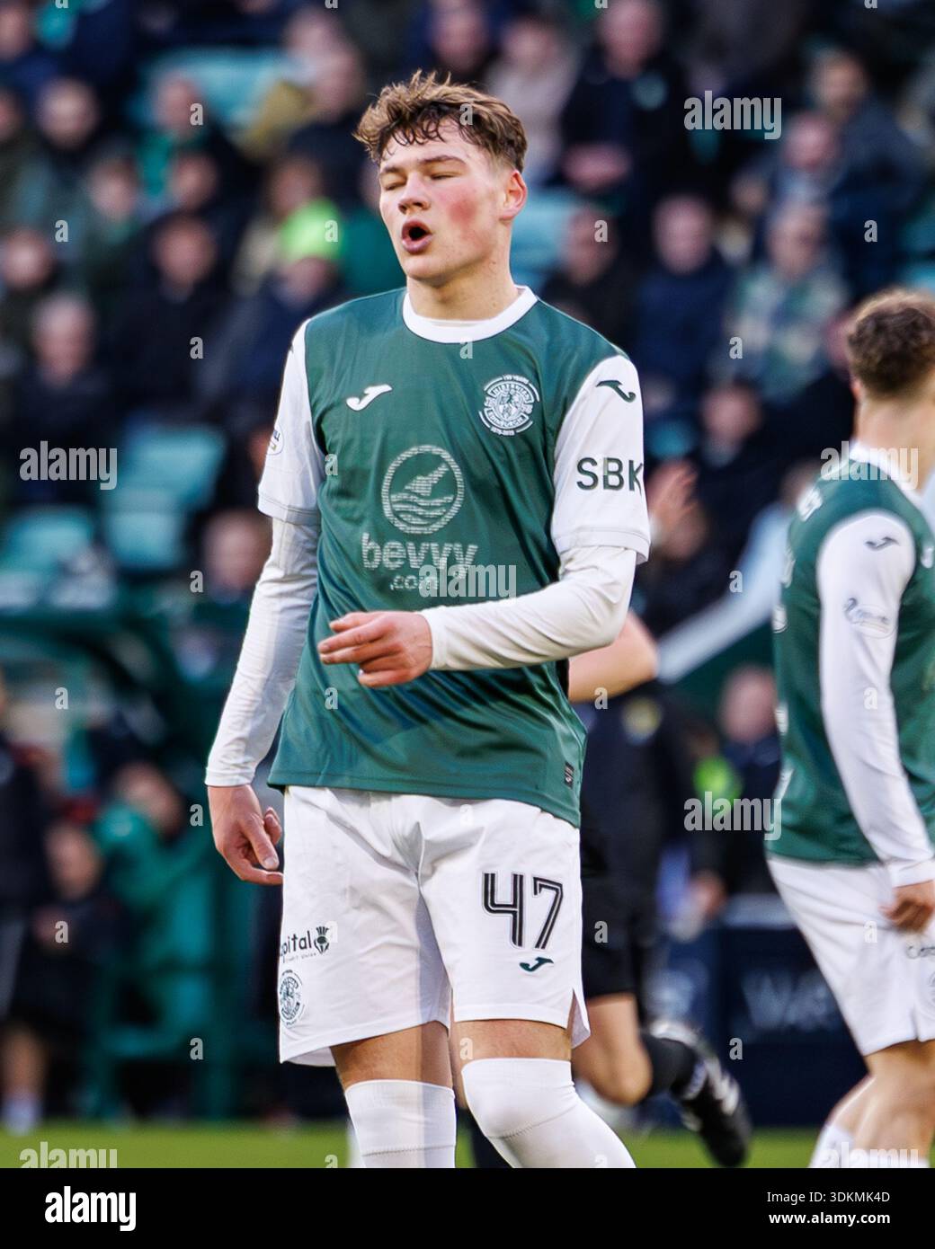 Easter Road Stadium, Edinburgh, Scotland, UK. 1st Feb 2026. Hibernian V ...