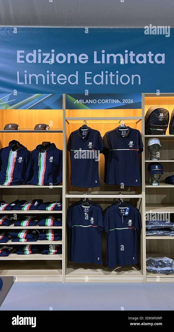 Milan, Italy – January 31, 2026: Official Milano Cortina 2026 ...