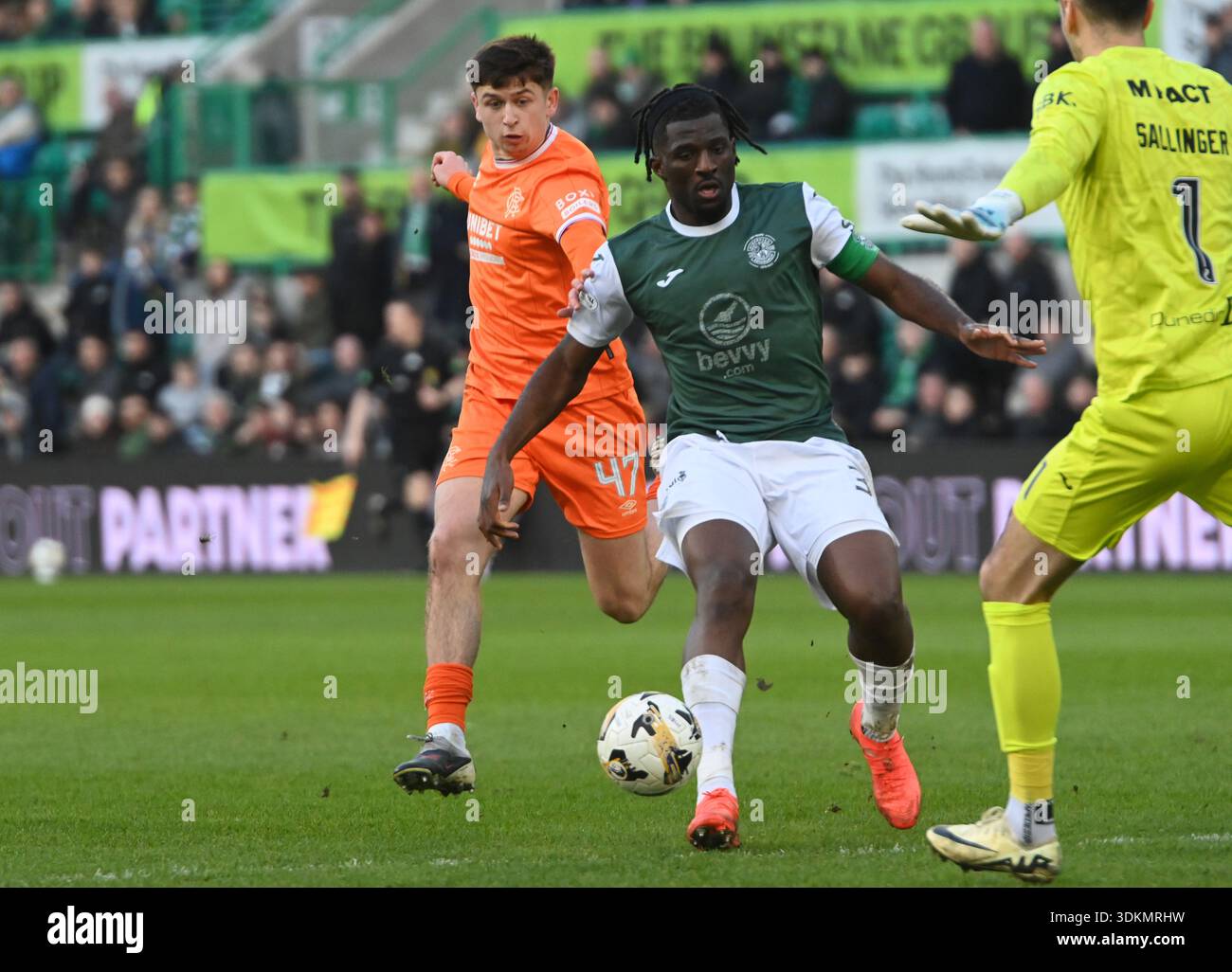 Easter Road Stadium .Edinburgh.Scotland.UK. 1st Feb 26, Scottish ...
