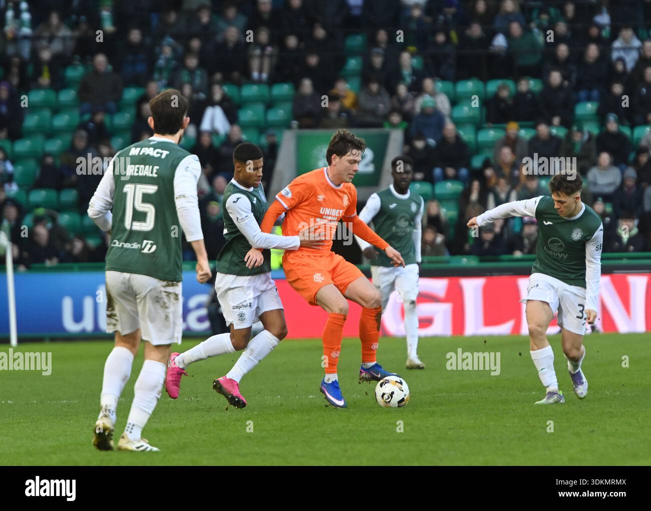 Easter Road Stadium .Edinburgh.Scotland.UK. 1st Feb 26, Scottish ...
