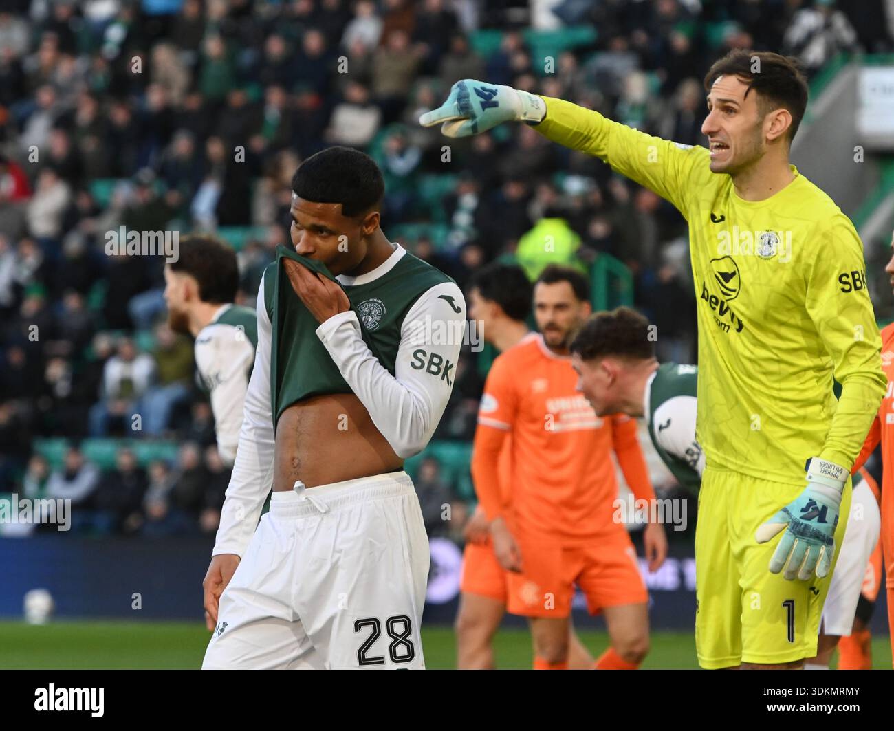Easter Road Stadium .Edinburgh.Scotland.UK. 1st Feb 26, Scottish ...