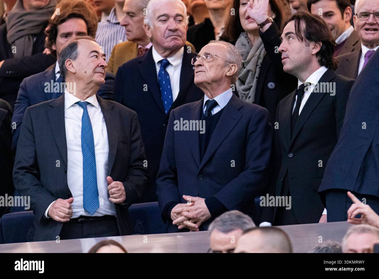 Spanish La Liga EA Sports soccer match Real Madrid vs Rayo Vallecano at ...