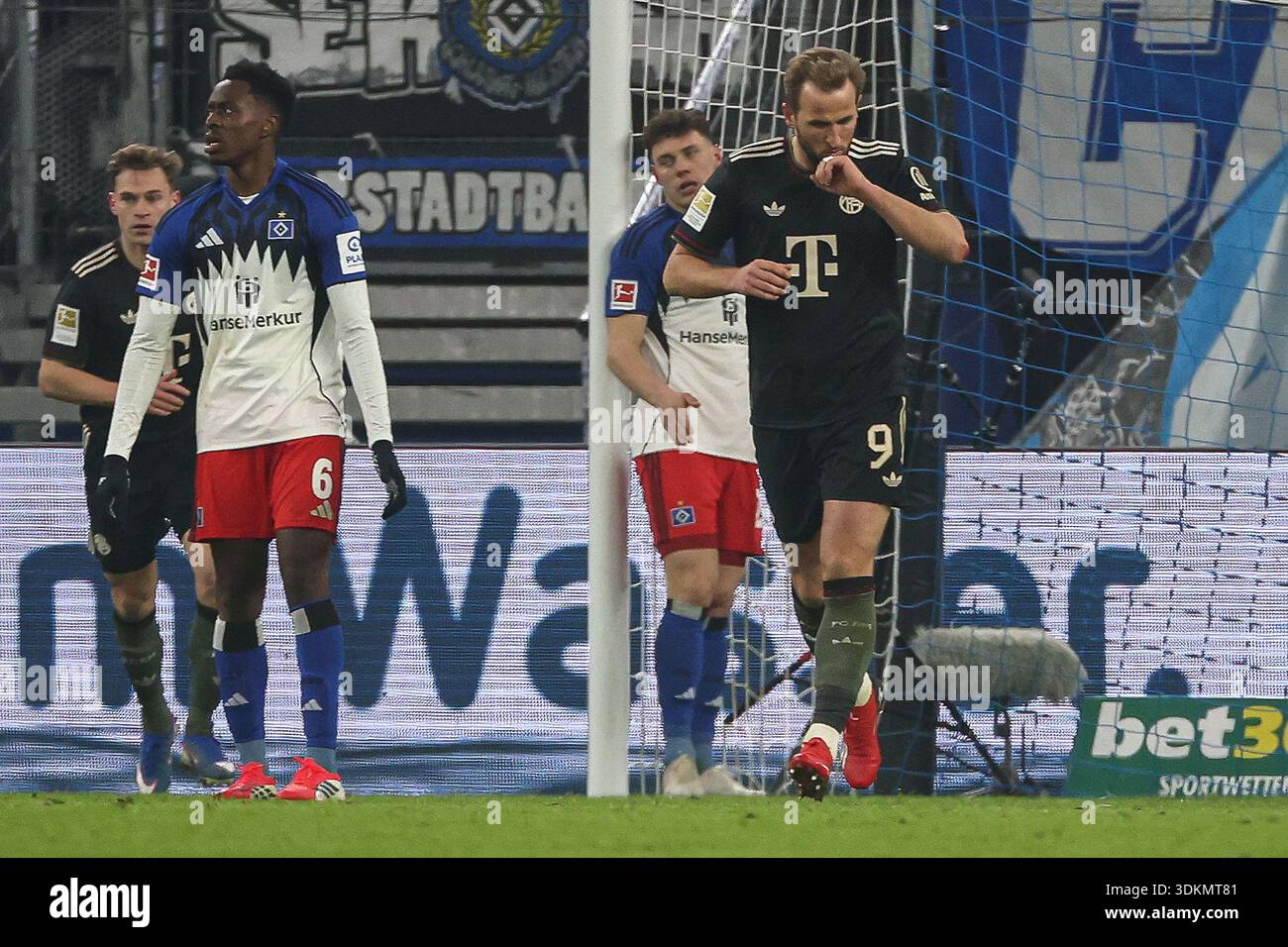 Harry Kane (Munich) at the 1st Bundesliga football match - Hamburger SV ...