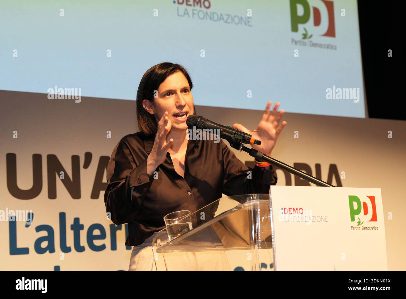 Milan, Feltrinelli Foundation, final day of the Democratic Party event ...