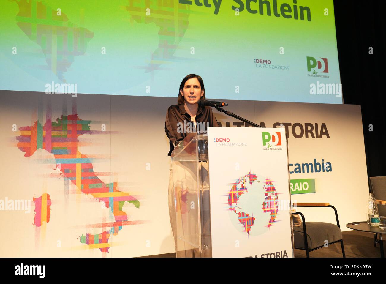 Milan, Feltrinelli Foundation, final day of the Democratic Party event ...