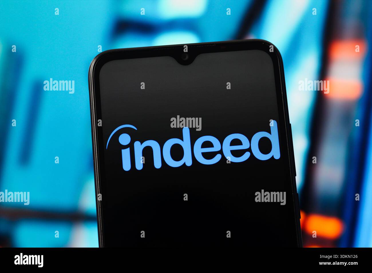 Canada. 1st Feb, 2026. In this photo illustration, the Indeed logo is ...