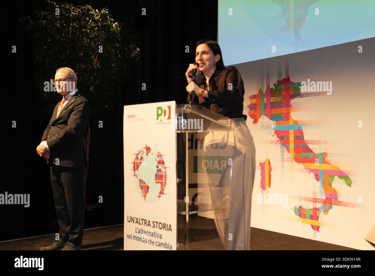 Milan, Feltrinelli Foundation, final day of the Democratic Party event ...