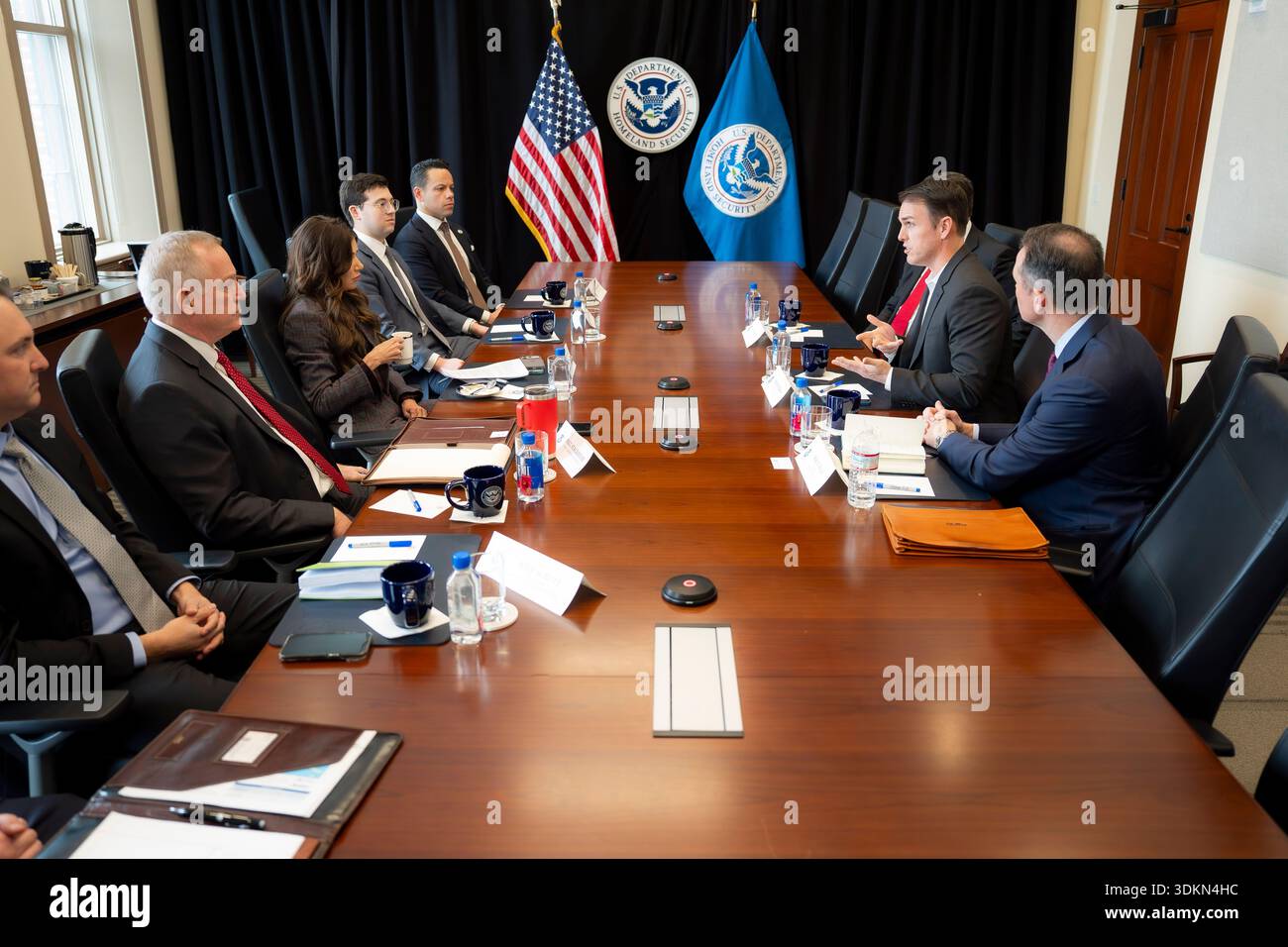 Secretary of Homeland Security Kristi Noem meets with Databricks ...