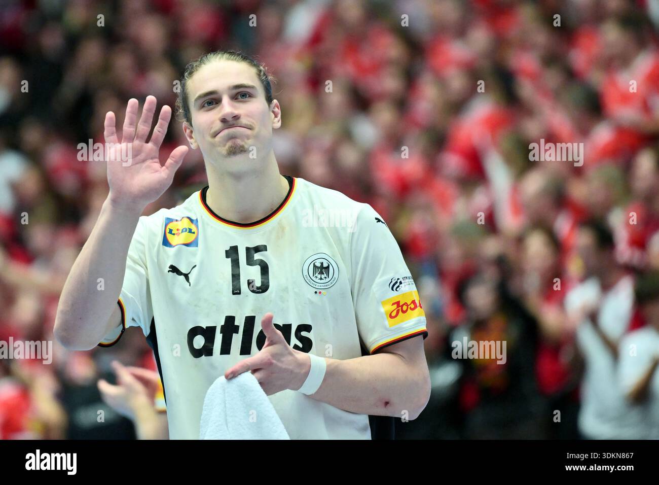 01 February 2026, Denmark, Herning: Handball, European Championship ...