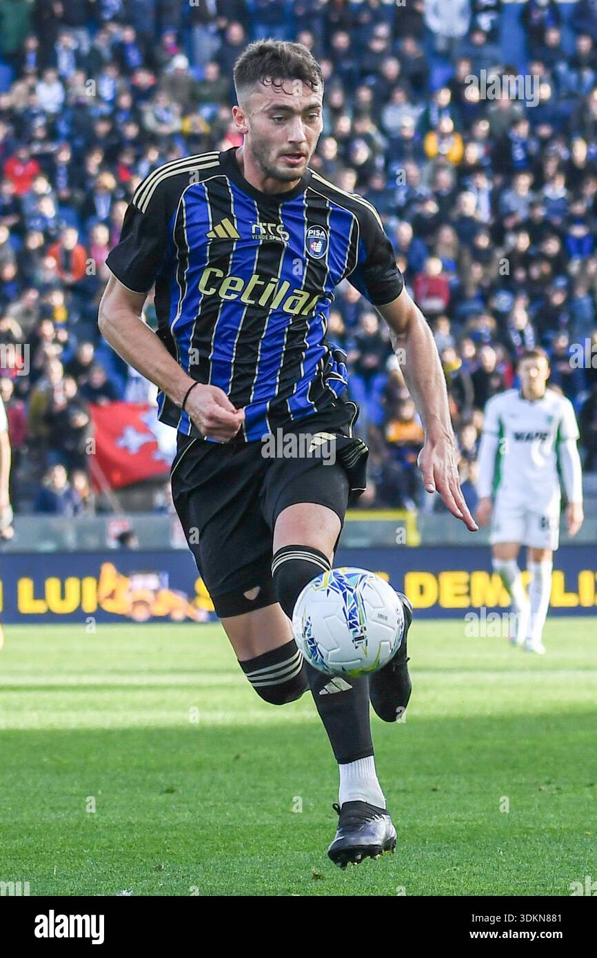 Simone Canestrelli (Pisa) during Pisa SC vs US Sassuolo, Italian soccer ...