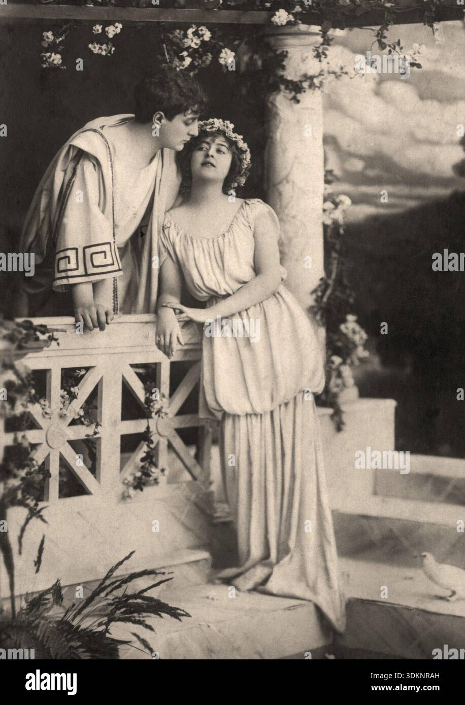 Antique family photo of long ago passed away relatives - circa 1914 ...