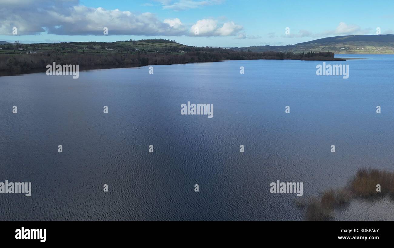 Wicklow, Ireland - 01st February 2026: View of the elevated water ...