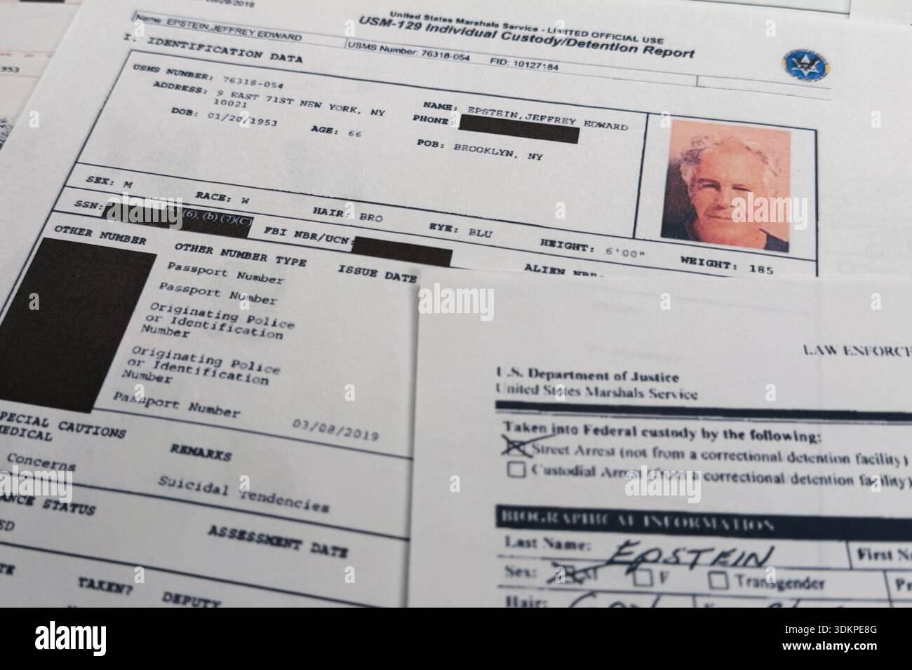 A document that was included in the U.S. Department of Justice release ...