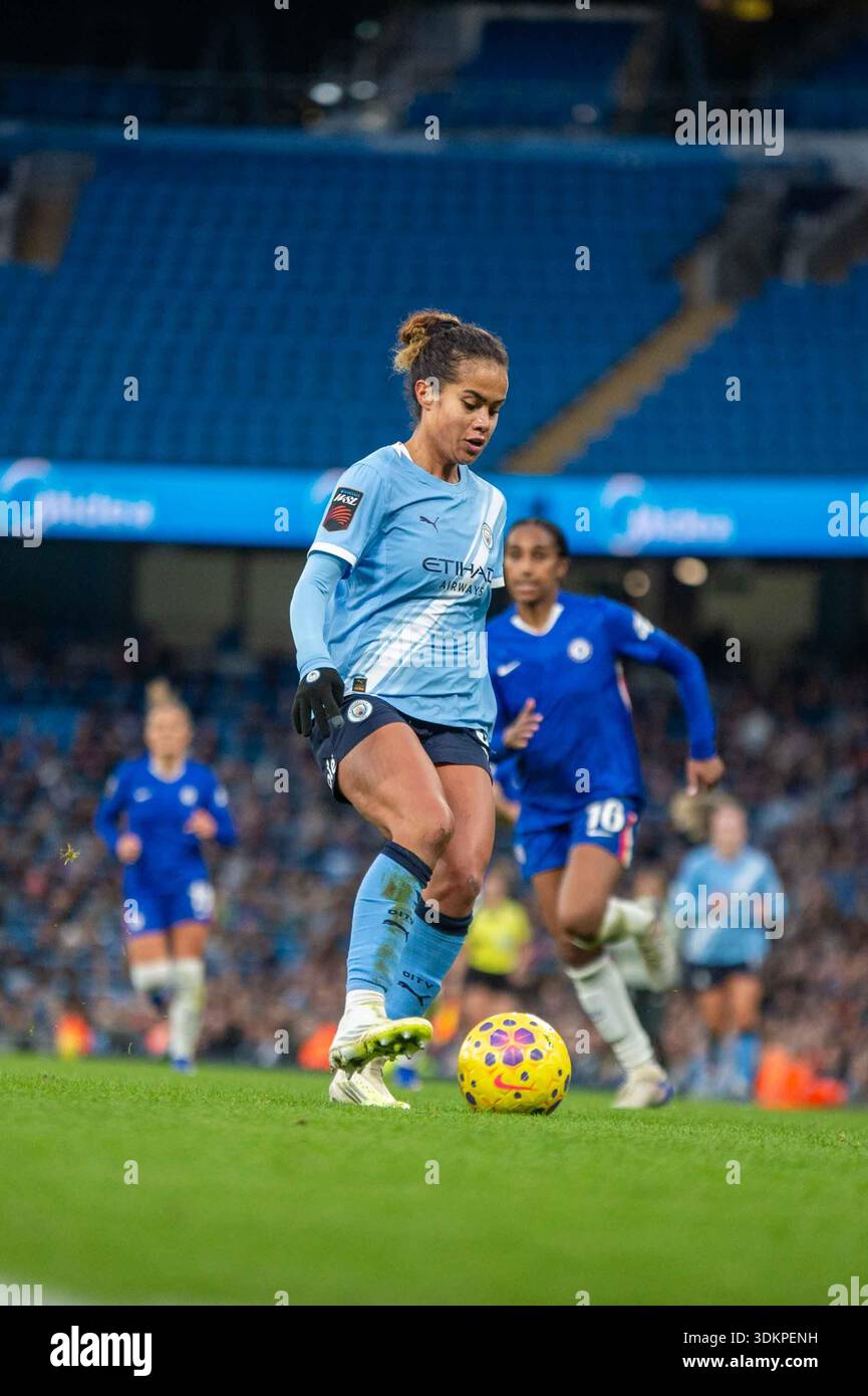 Mary Fowler (during the Barcleys WSL match between Manchester City and ...