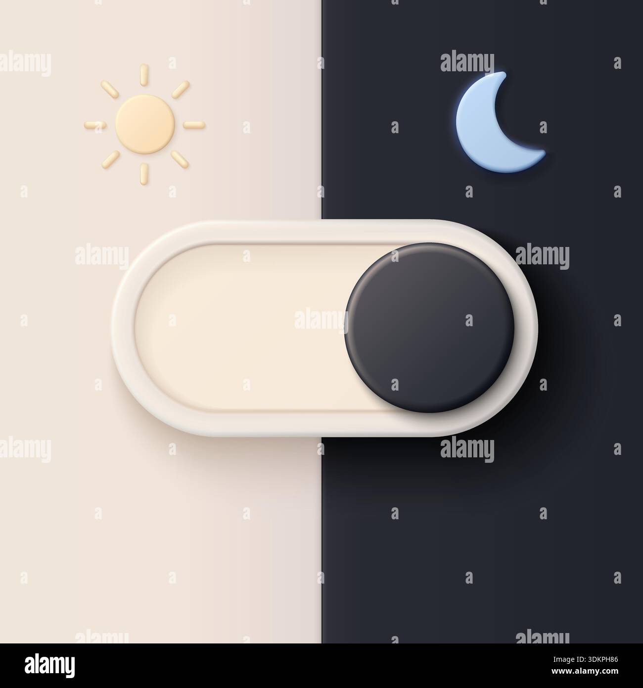 Illustration toggle switch concept representing hi-res stock ...