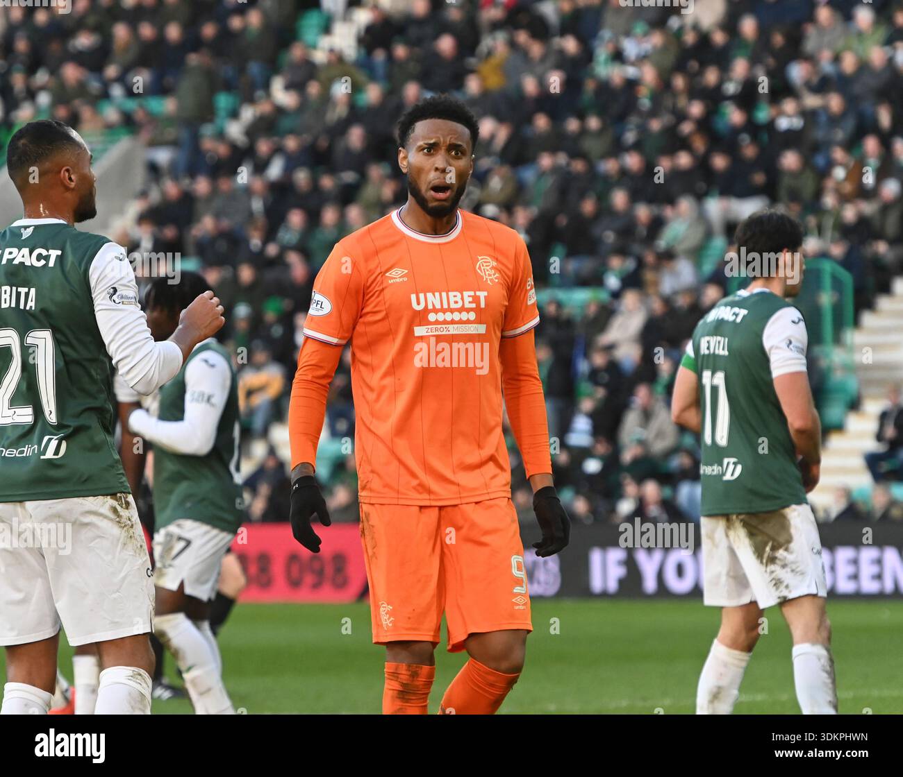 Easter Road Stadium .Edinburgh.Scotland.UK. 1st Feb 26, Scottish ...