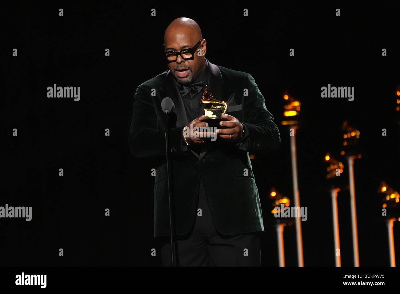 Christian McBride accepts the award for best large jazz ensemble album ...