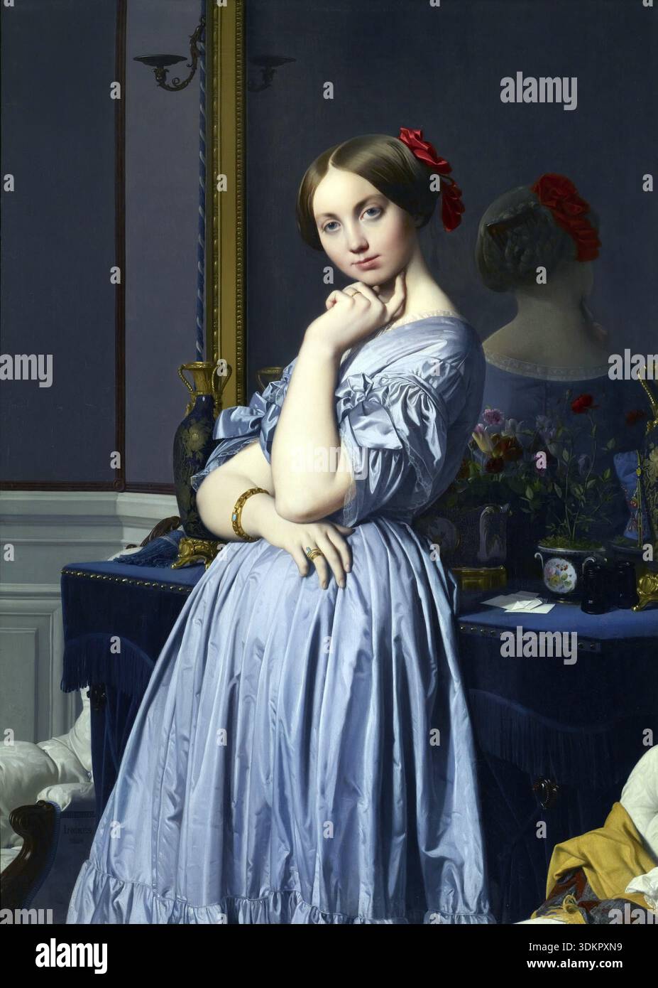 Portrait of Comtesse d'Haussonville (1845), Jean-Auguste-Dominique ...