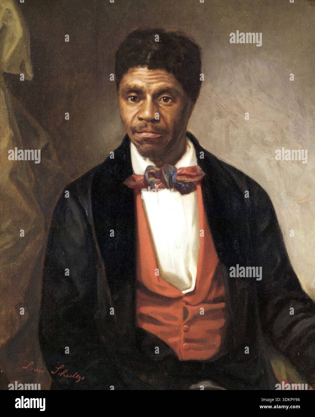 Posthumous painting of Scott, presented to the Missouri Historical ...