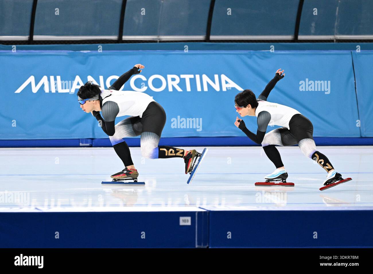 (L-R) Katsuhiro Kuratsubo (JPN), Rio Yamada (JPN), FEBRUARY 1, 2026 ...
