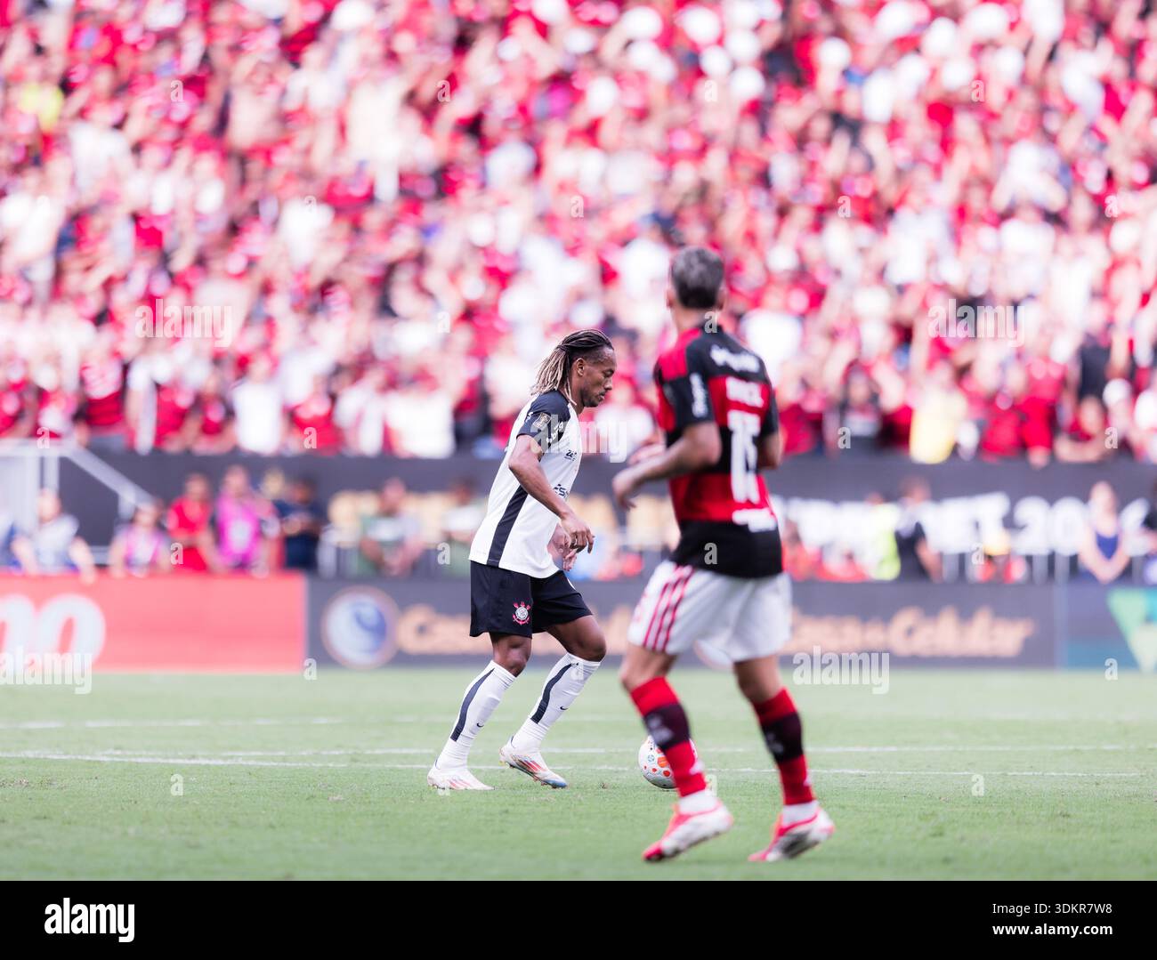 SÃO PAULO, BRAZIL - FEBRUARY 1: Andre Carrillo of Corinthians in action ...