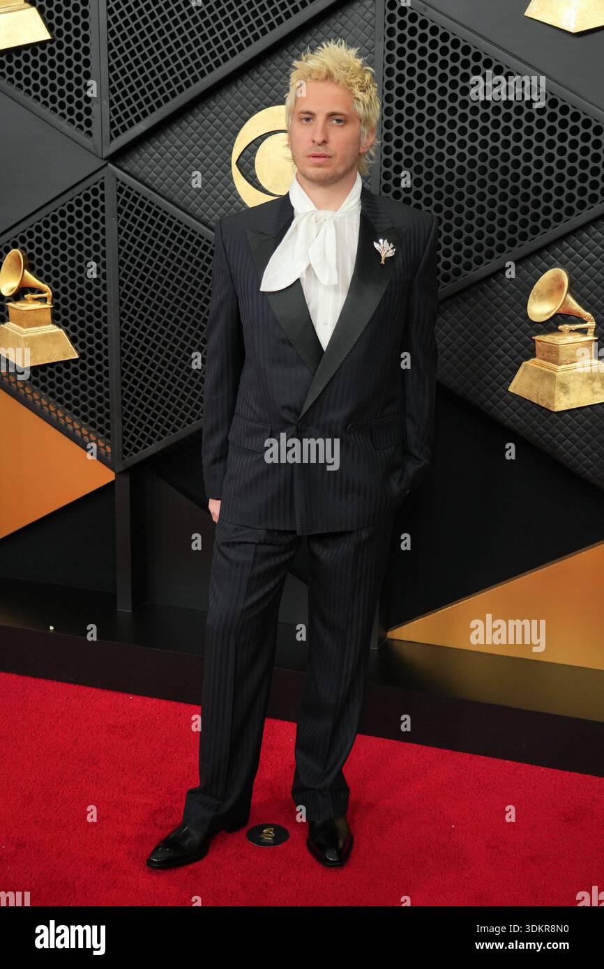 Andrew Watt arrives at the 68th annual Grammy Awards on Sunday, Feb. 1 ...